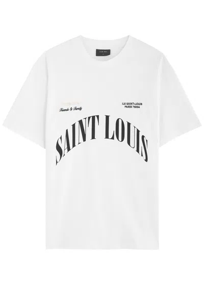 Club 1984 Saint Louis Printed Cotton T-shirt In White | ModeSens