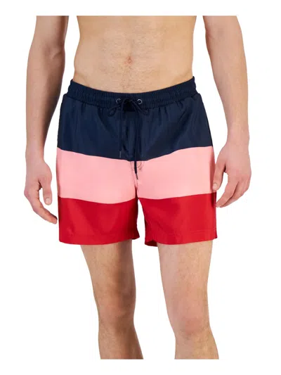 Club Room Mens Colorblock Polyester Swim Trunks In Multi | ModeSens