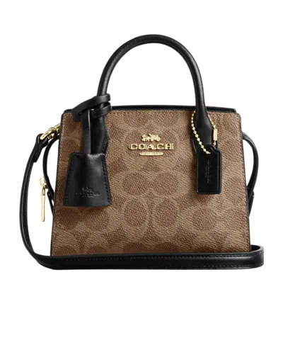 Coach Andrea Mini Crossbody Bag In Brown | ModeSens