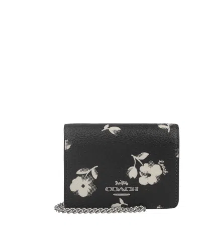 Coach Floral Pattern Mini-bag In Black | ModeSens