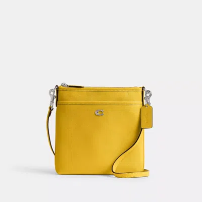 Coach Kitt Messenger Crossbody Bag In Yellow | ModeSens