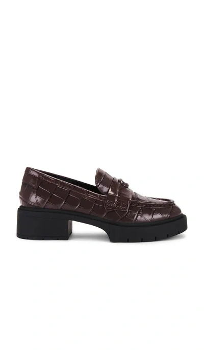 Coach Leah Loafer In Croc Maple | ModeSens