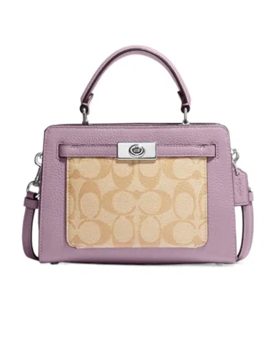 Coach Mini Lane Shoulder Bag In Nude | ModeSens