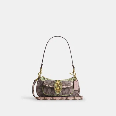 Coach Outlet Ashton Mini Shoulder Bag In Signature Jacquard | ModeSens