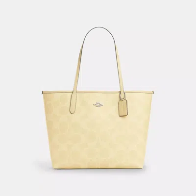 Coach Outlet City Tote Bag In Signature Canvas In Multi | ModeSens