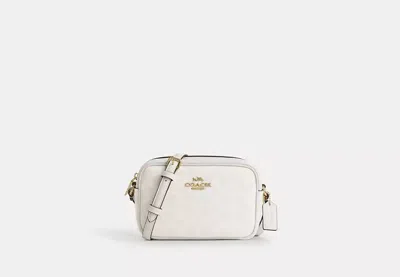 Coach Outlet Mini Jamie Camera Bag In Signature Canvas In White | ModeSens