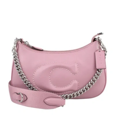 Coach Quilted Teri Shoulder Bag In Pink | ModeSens