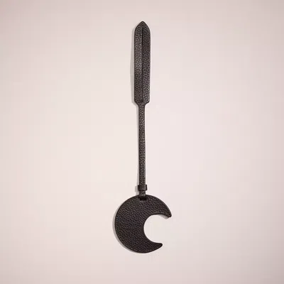 Coach Remade Moon Bag Charm In Black | ModeSens