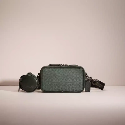 Coach Restored Charter Slim Crossbody In Micro Signature Jacquard In ...