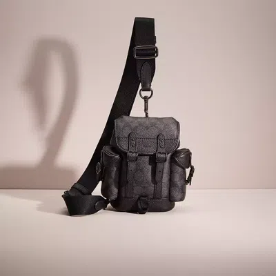 Coach Restored Hitch Backpack 13 In Signature Canvas In Brown | ModeSens