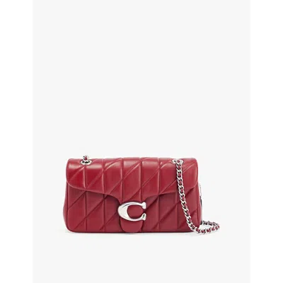 Coach Womens Dark Ruby Tabby 26 Logo-plaque Quilted Leather Cross-body ...