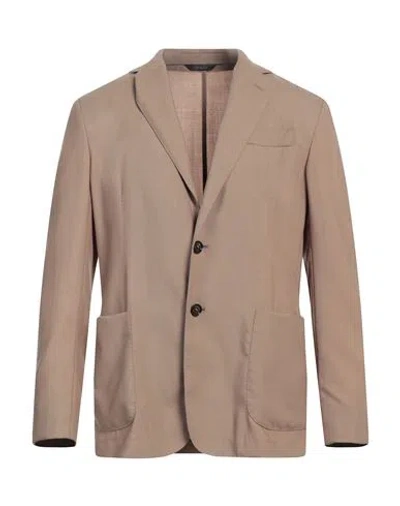 Colombo Man Blazer Beige Size 44 Cashmere, Polyester | ModeSens