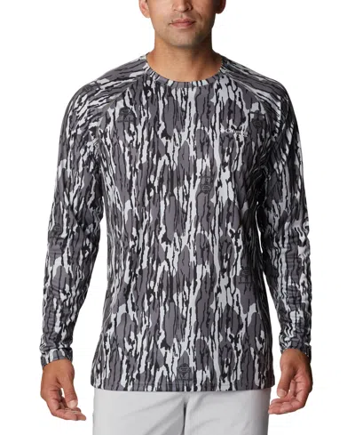 Columbia Men's Pfg Super Terminal Tackle Long Sleeve Shirt In Cool Grey ...