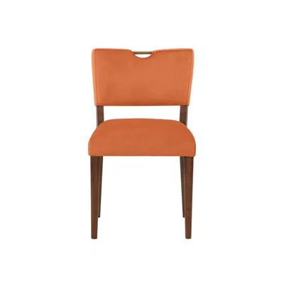 Comfort Pointe Bonito Burnt Orange Velvet Dining Chair - Set Of 2 ...