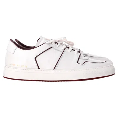 Common Projects Decades Lace-up Sneakers In White Leather | ModeSens
