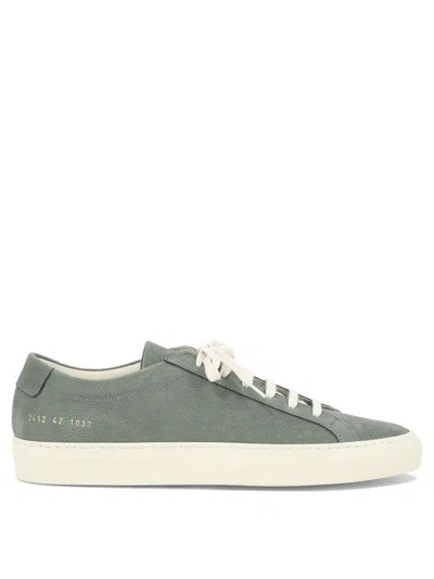 Common Projects Original Achilles Leather Sneakers In Green | ModeSens