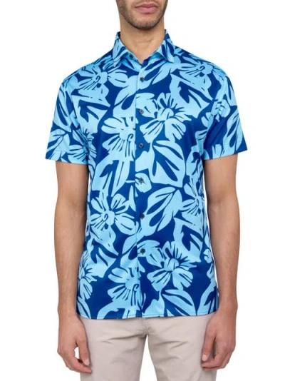 Construct Con.struct Exploded Floral Print Performance Button-down ...