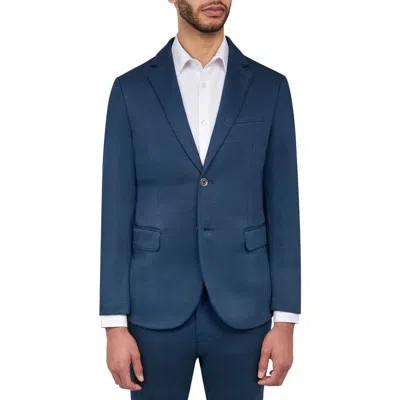 Construct Texture Blazer In Navy | ModeSens