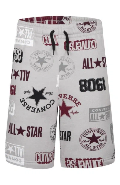 Converse Kids' Graphic Logo Shorts In Mouse | ModeSens
