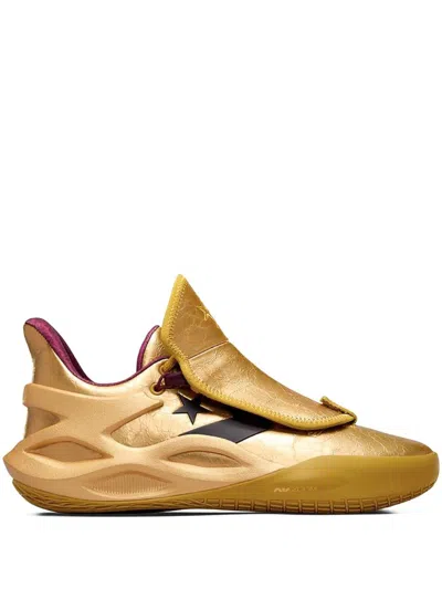 Converse Xwilly Wonka All Star Bb Trilliant Cx Trainers In Gold | ModeSens