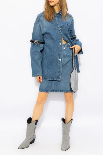 Coperni Denim Jacket In Blue | ModeSens