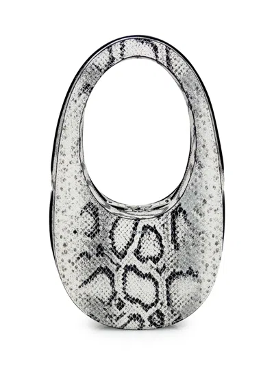 Coperni Snake Swipe Bag In White | ModeSens