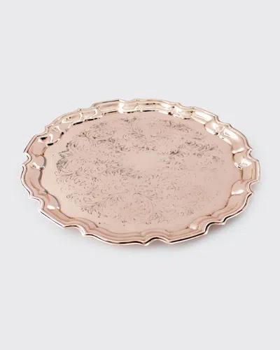 Coppermill Kitchen Antique French Chased Tray, Late 19th Century In ...