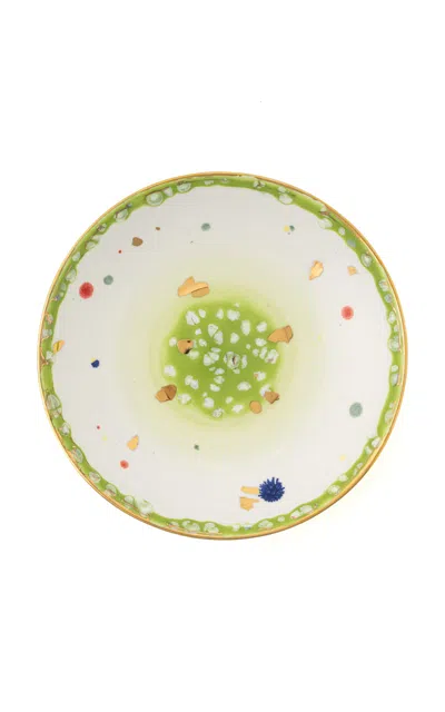 Coralla Maiuri Amelia Soup Coupe Plate In Green | ModeSens