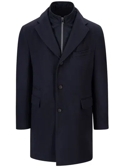 Corneliani Coat Clothing In Blue | ModeSens