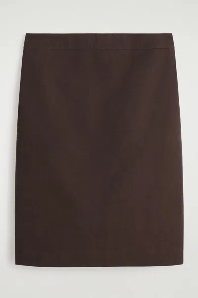 Cos Gonna A Colonna In Cotone In Red | ModeSens