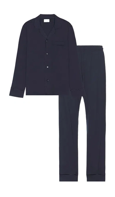 Cosabella Classic Pj Set In Navy Blue | ModeSens