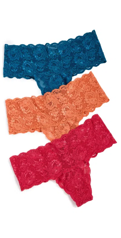 Cosabella Never Say Never Comfie Thong 3 Pack Fragolino/mirtillo ...