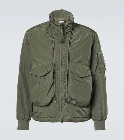 C.p. Company Chrome-r Body Technical Bomber Jacket In Green | ModeSens