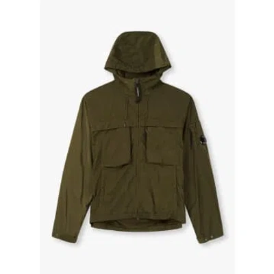 C.p. Company Mens Chrome-r Hooded Jacket In Ivy Green | ModeSens