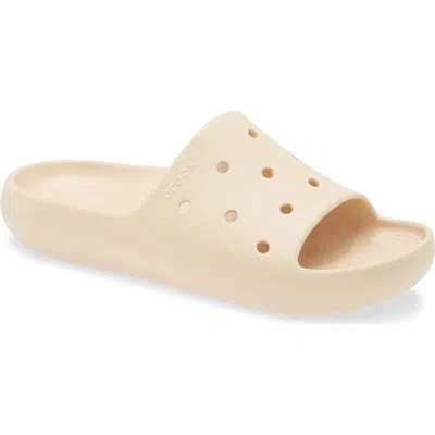 Crocs Classic Slide V2 Sandal In Shitake | ModeSens