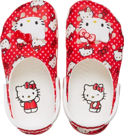 Crocs Toddlers Hello Kitty® Red Classic Sabots Enfants Multi 25 | ModeSens