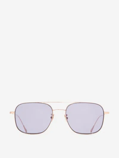 Cutler And Gross Cutler & Gross Ausn Aviator Sunglasses In Golden Rose ...