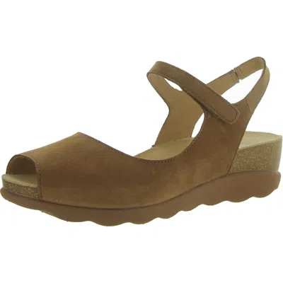 Dansko Marcy Womens Leather Peep-toe Wedge Sandals In Multi | ModeSens