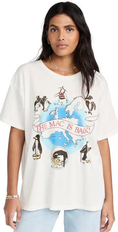 Daydreamer Fleetwood Mac Is Back Merch Tee Vintage White | ModeSens