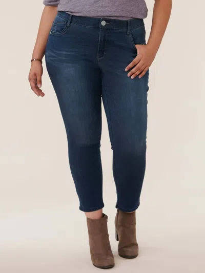 Democracy High Rise Skinny Jeans - Plus Size In Blue Artisanal Denim In ...