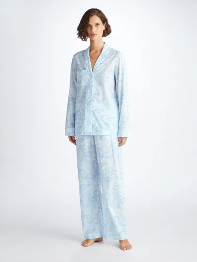 Derek Rose Women's Pyjamas Ledbury 77 Cotton Batiste White | ModeSens