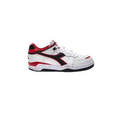 Diadora Red Leather Sneaker In Multi | ModeSens