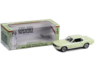 Diecast Model Greenlight 1967 Ford Mustang Coupe Limelite Green ...