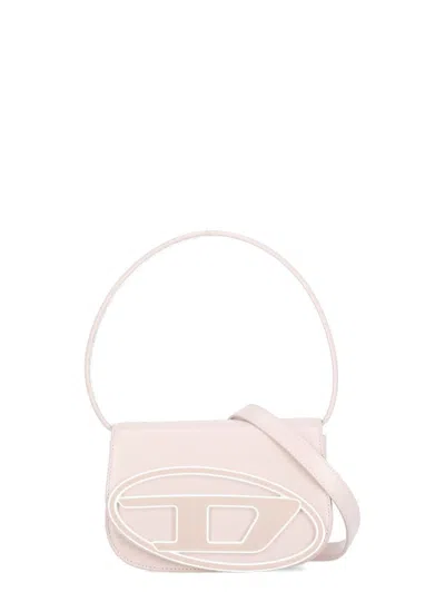Diesel 1dr Napa Leather Shoulder Bag In Pink | ModeSens