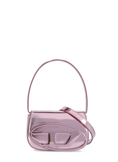 Diesel Pink Metallic Shoulder Bag | ModeSens