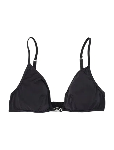 Diesel Triangle Bra Oval D In Black | ModeSens