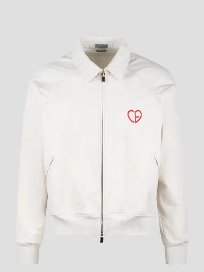 Dior Cd Heart Jacket In White | ModeSens