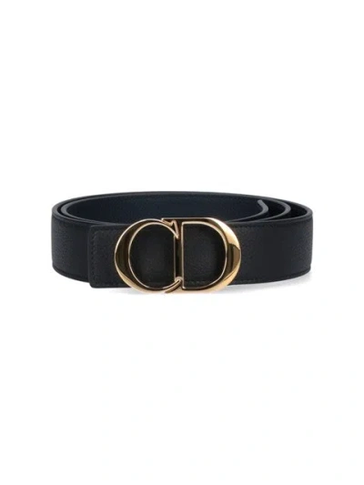 Dior Christian Men Logo Belt In Black | ModeSens