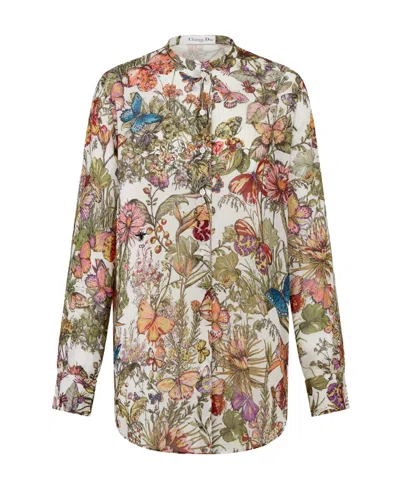 Dior Pattern Printed Shirt In Multicolor | ModeSens