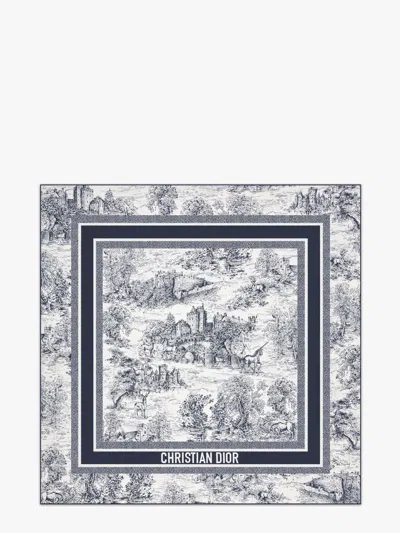 Dior Women Blue Scarves | ModeSens